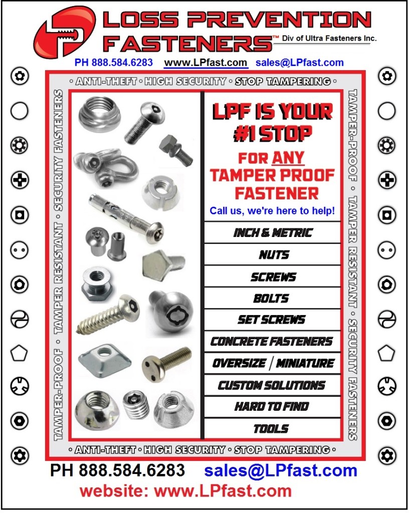 Agent - Loss Prevention Fasteners