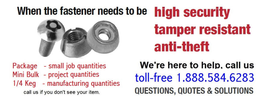 Products - Loss Prevention Fasteners